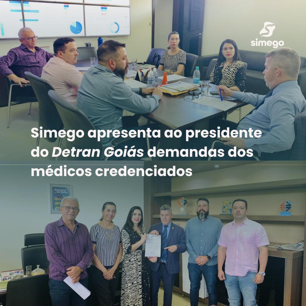 Simego apresenta ao presidente do Detran-GO demandas dos médicos ...