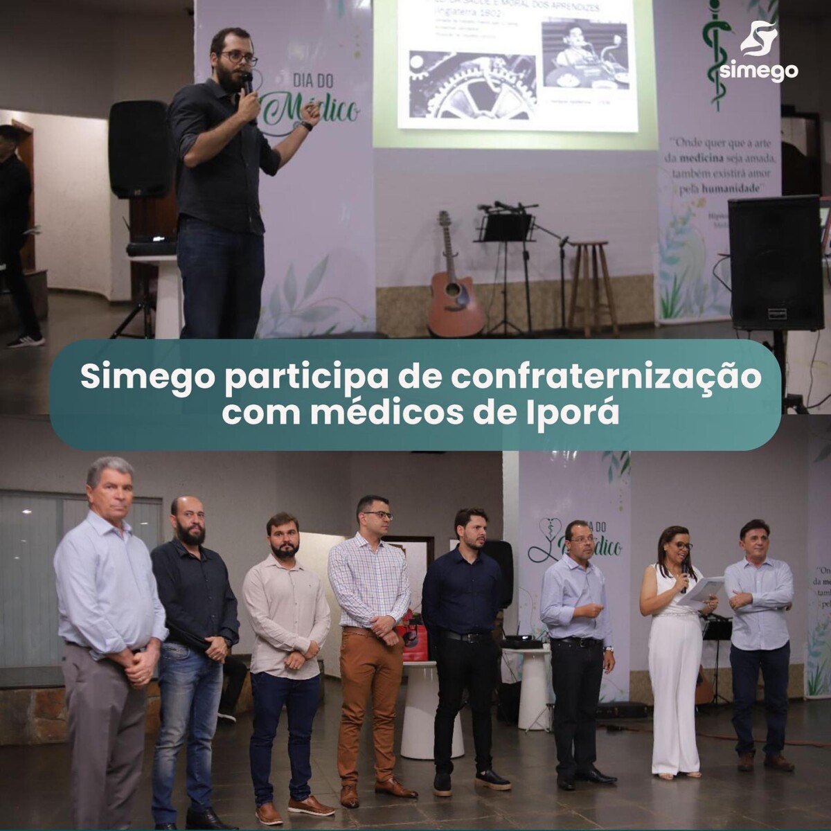 Simego participa de confraternização com médicos de Iporá – SIMEGO