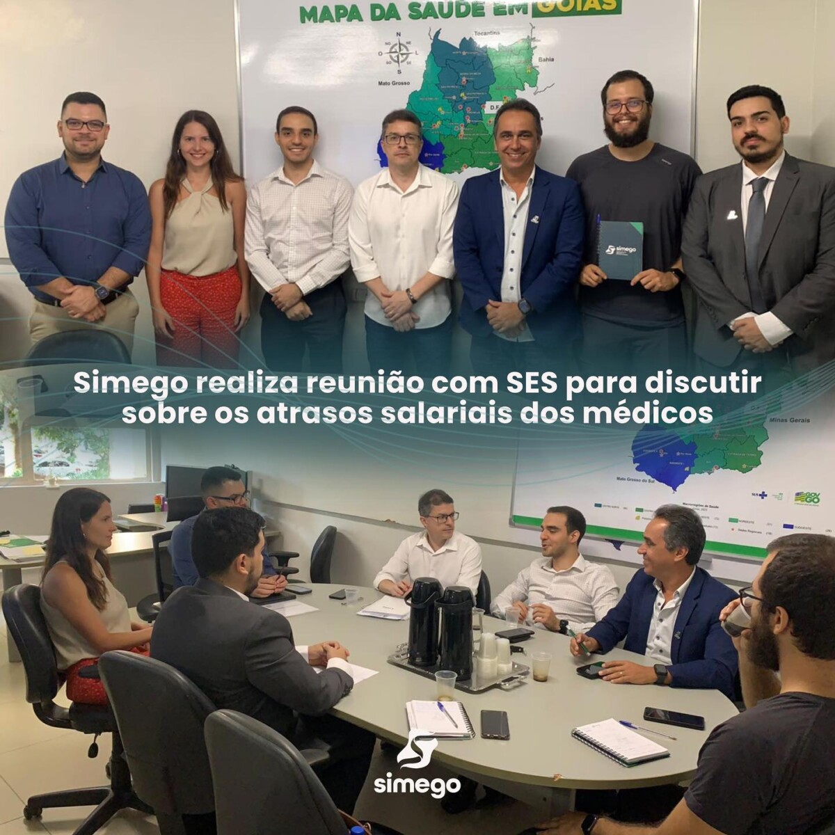 Simego realiza reunião com SES para discutir sobre os atrasos salariais ...