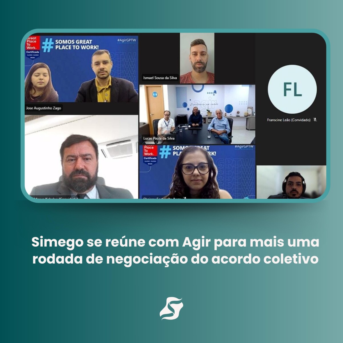 Simego se reúne com Agir para mais uma rodada de negociação do acordo ...